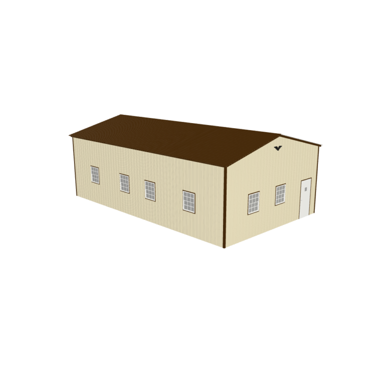 24' x 40' x 12' Metal Building - Great Carports